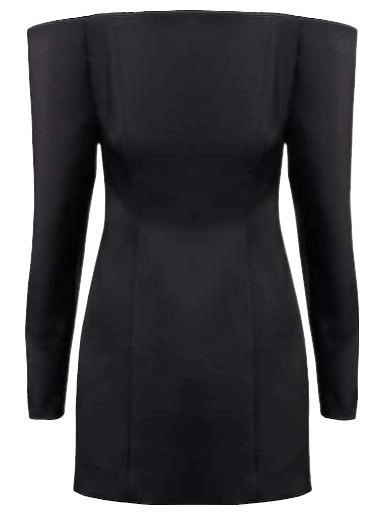 Stella McCartney Off-the-shoulder Mini Dress - Black