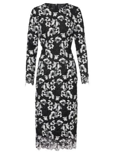 Monique Lhuillier Lace Gown - Black