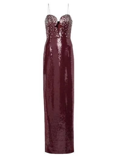 Rebecca Vallance Nicky Hilton Zelda Sequined Gown - Red