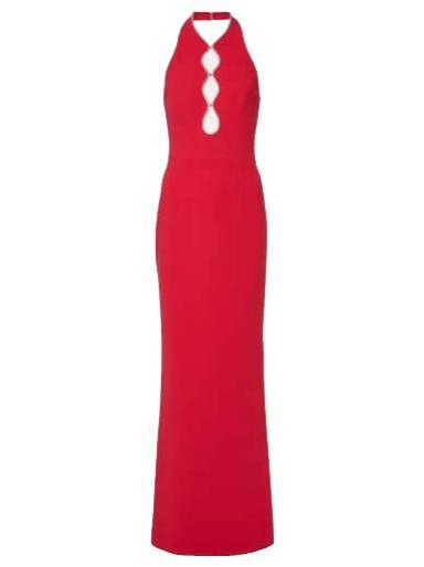 Rebecca Vallance Akari Embellished Gown - Red