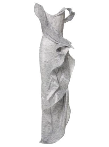 Maticevski Satellite Wave Gown - Gray