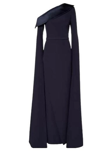 SAFIYAA LONDON Rinoa One-shoulder Gown - Black
