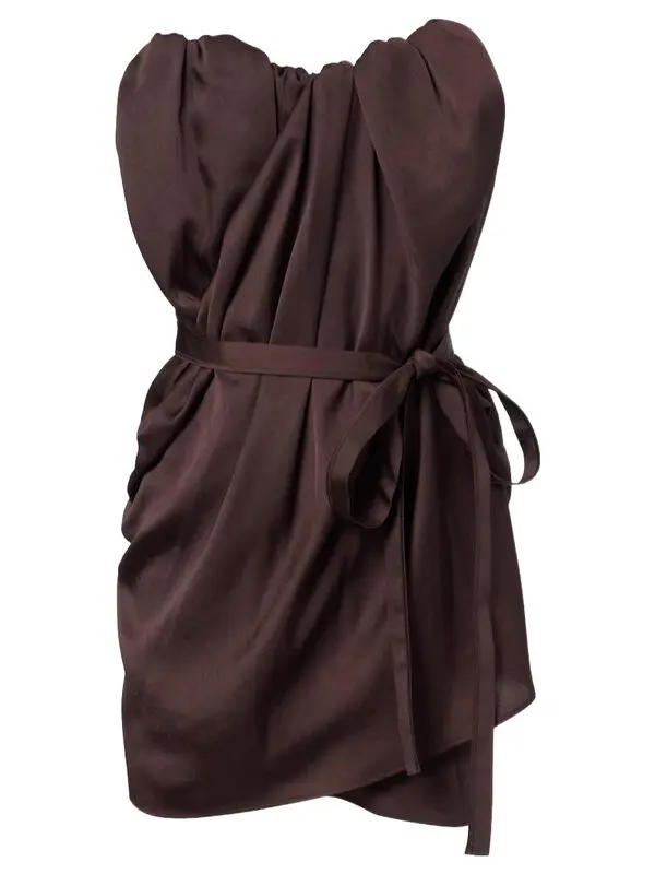VIVIENNE WESTWOOD Susana Draped Corset Dress - Black