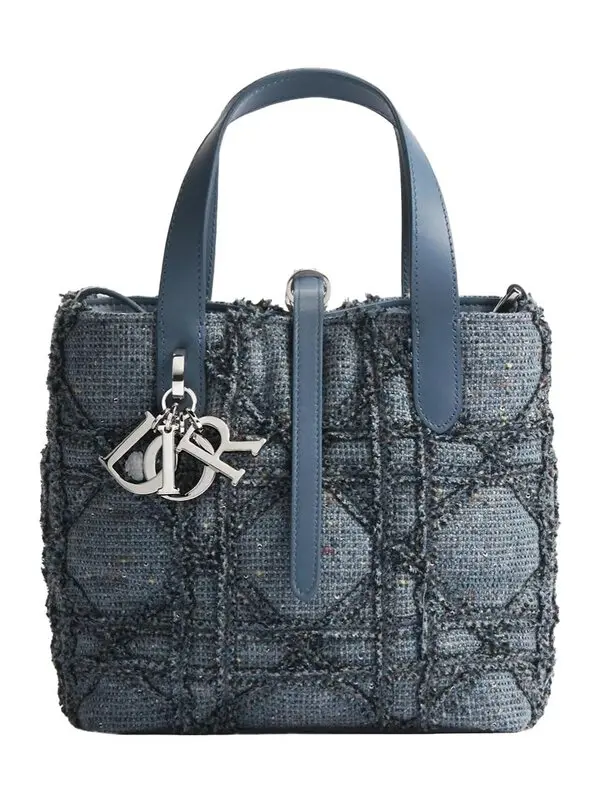 Dior Small Vertical Tote Bag - Black