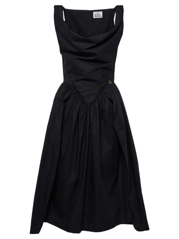 VIVIENNE WESTWOOD Cotton Corset Dress - Black