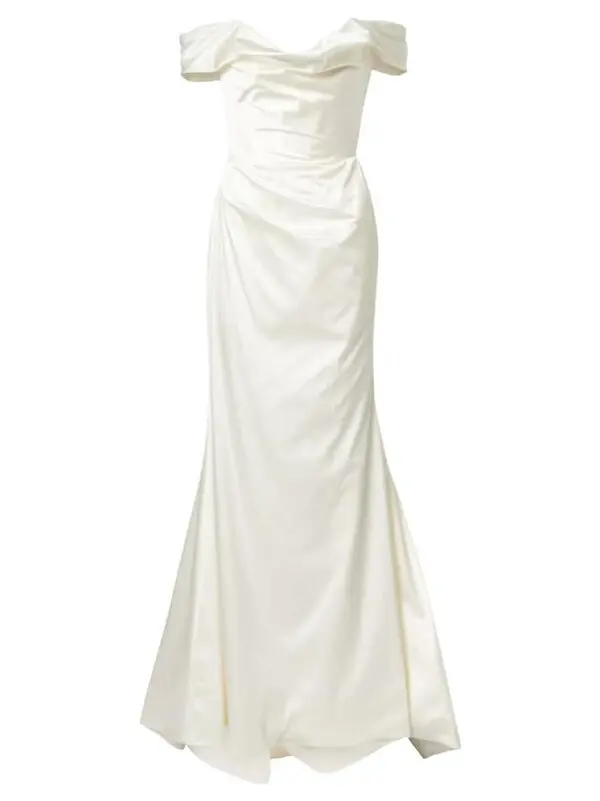 VIVIENNE WESTWOOD Cora Satin Gown - Ivory