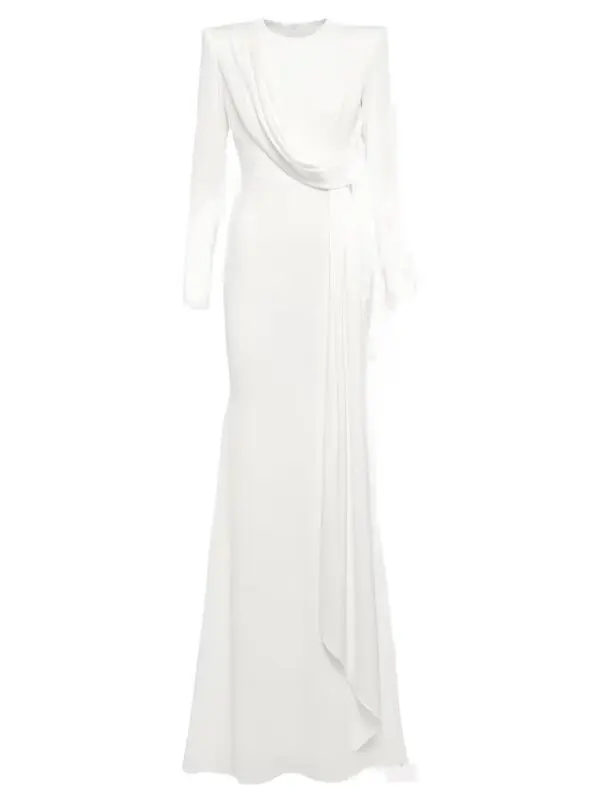 Alex Perry Maxwell Satin Crepe Wedding Gown - No