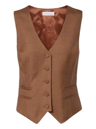 Gabriela Hearst Coleridge Wool And Silk Vest - Brown