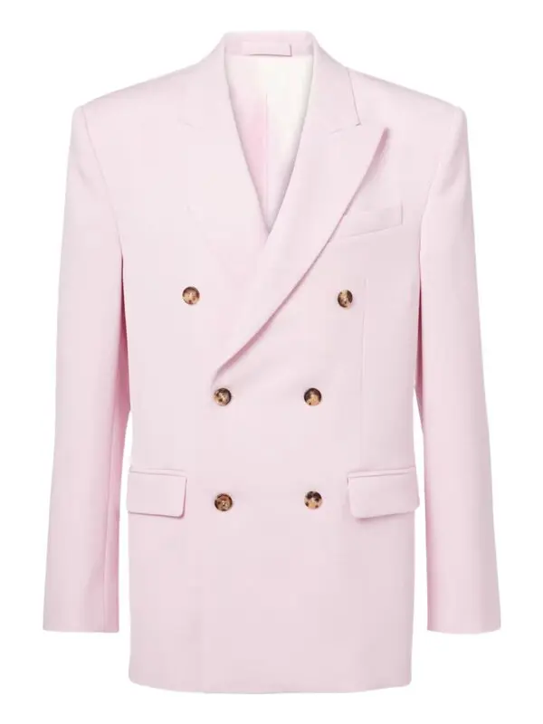 Wardrobe.NYC Double-breasted Suit Jacket - Pink