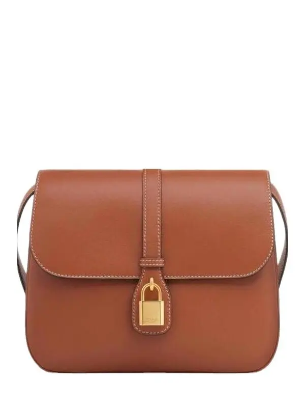 Celine Medium Tabou In Smooth Calfskin - Tan