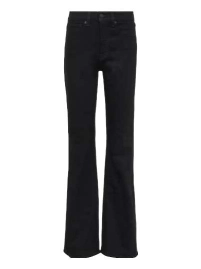 NILI LOTAN High-waisted Flared Jeans - Black