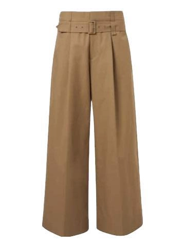 Simone Rocha Cotton-blend Canvas Wide-leg Pants - Brown