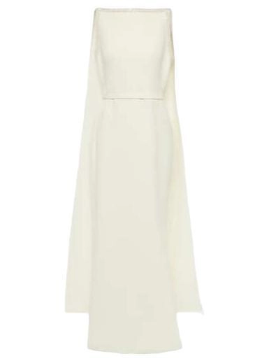 SAFIYAA LONDON Ginevra Embellished Gown - White