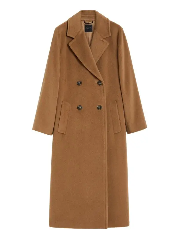 Max Mara Zufolo Double-breasted Coat - Camel