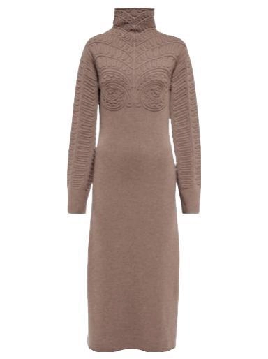 Altuzarra Brimlad Wool And Cashmere Knit Dress - Brown