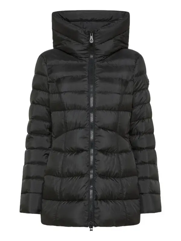 Peuterey Slim Down Jacket With High Collar - Black