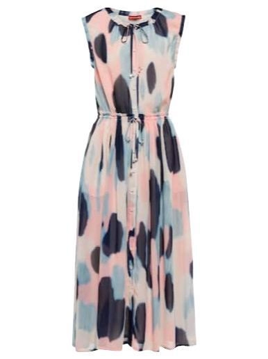 Altuzarra Printed Midi Dress - Nude