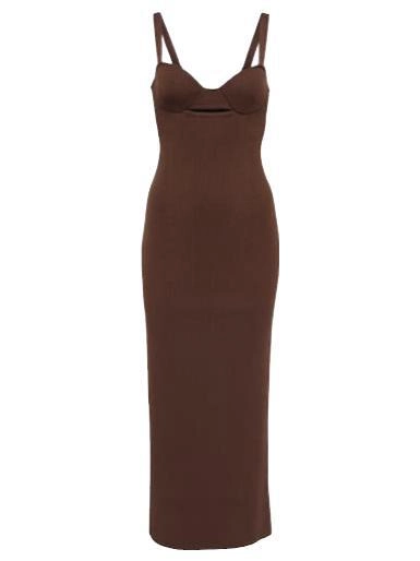 Magda Butrym Ribbed Midi Dress - Red