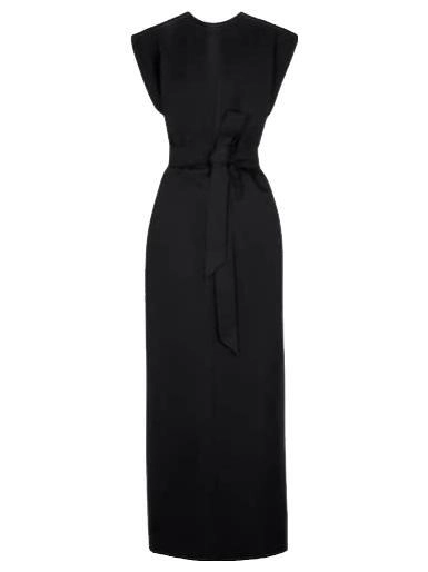 Wardrobe.NYC Maxi Dress With Belt - Black