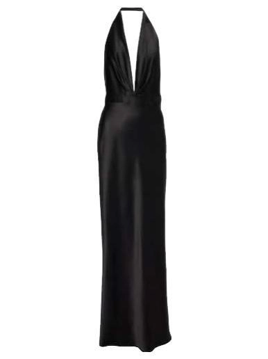 NILI LOTAN Halterneck Gown - Black