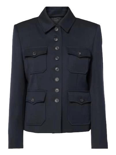 NILI LOTAN Button-down Casual Jacket - Black