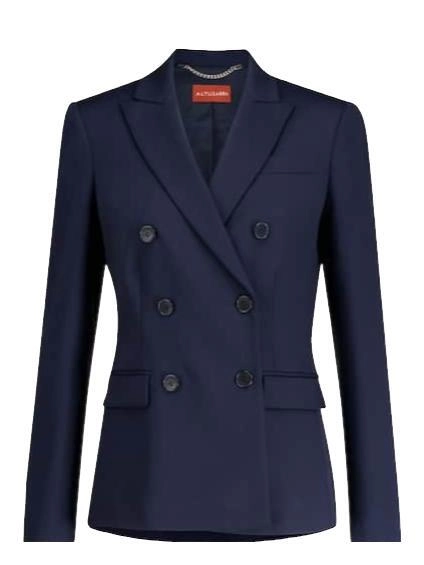 Altuzarra Double-breasted Stretch-wool Blazer - Black
