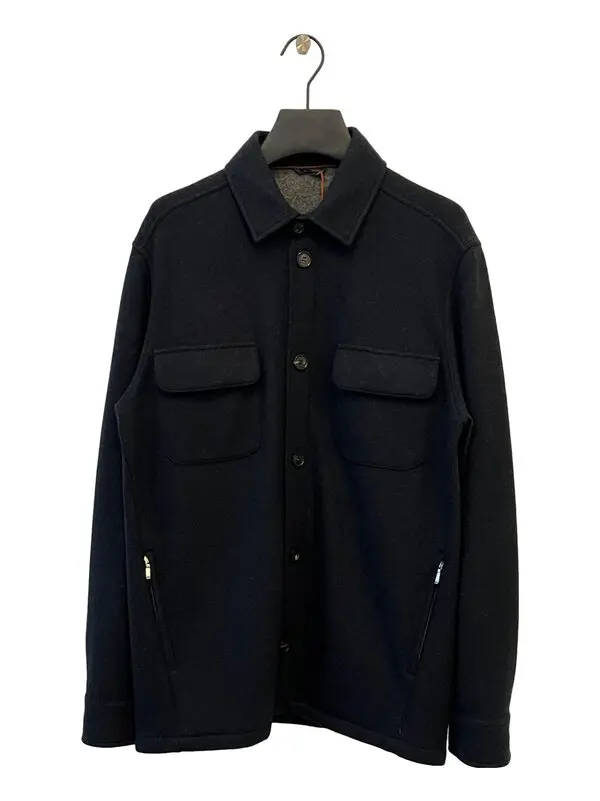 Loro Piana Buttoned Pocket Jacket - Black
