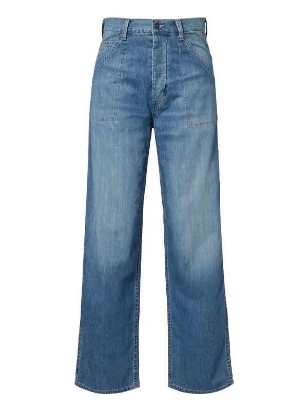 NILI LOTAN Wide Leg Jeans - Blue