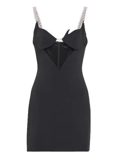 David Koma Embellished Mesh-panel Minidress - Green