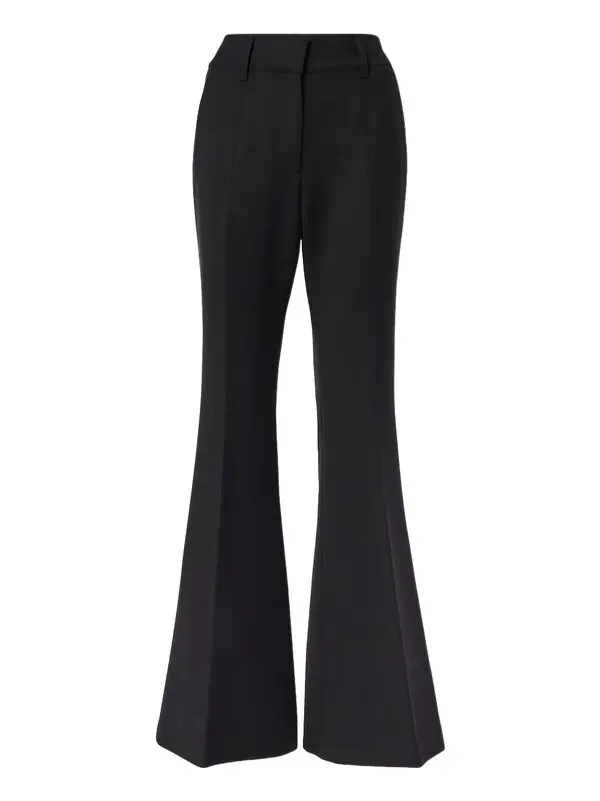Gabriela Hearst Wool Flared Trousers - Black