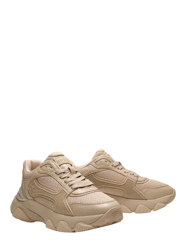 Guess Lace-up Sneakers - Nude