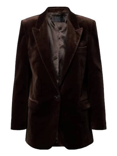 NILI LOTAN Button-down Blazer - Black