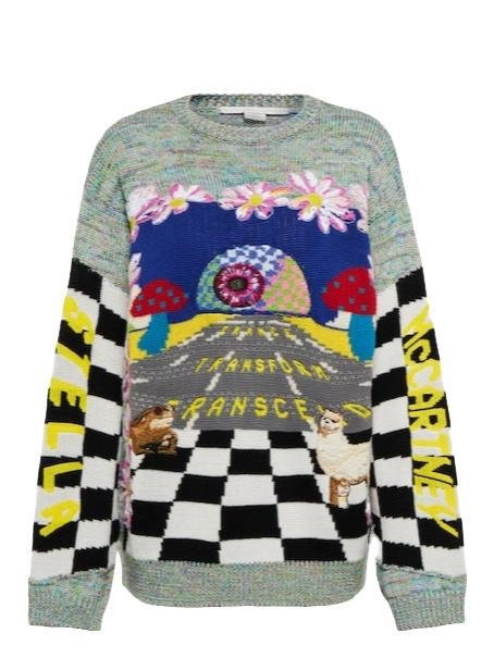 Stella McCartney Jacquard Knit Sweater - Multicolor