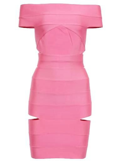 Alexandre Vauthier Off-the-shoulder Mini Dress - Pink