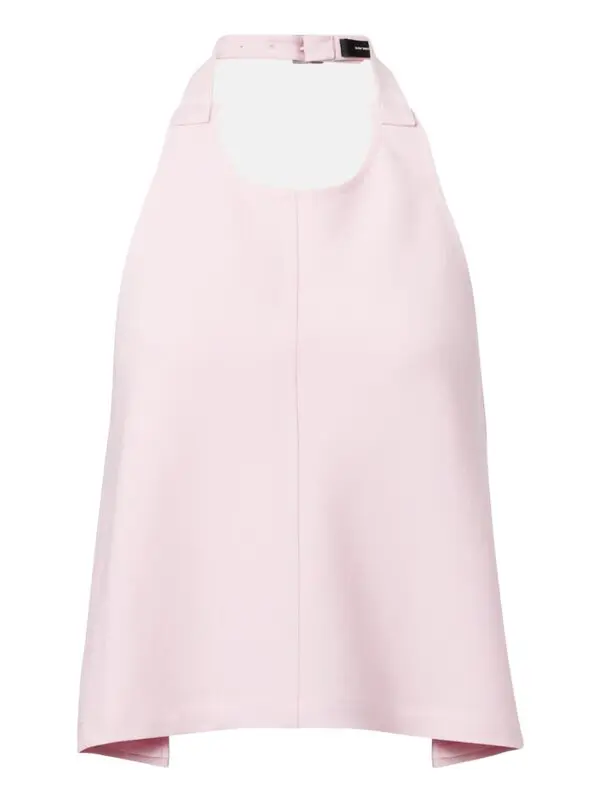 Wardrobe.NYC Halter Neck Top - Pink