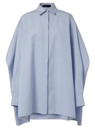Proenza Schouler Isla Striped Cotton And Silk Minidress - Gray