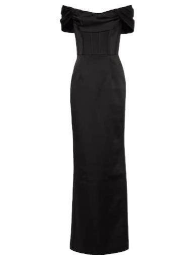 Rebecca Vallance Lia Bustier Gown - Black