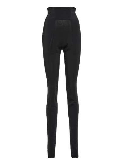 NENSI DOJAKA High-rise Skinny Crêpe Pants - Black