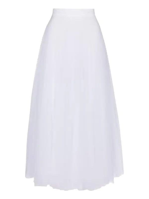 CHRISTOPHER KANE Tulle Maxi Skirt - White