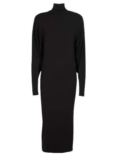Alexandre Vauthier Stretch-jersey Turtleneck Midi Dress - Black
