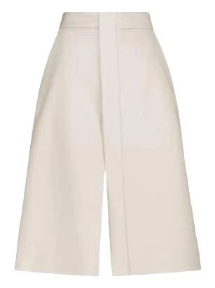 Stella McCartney Faux Leather Midi Skirt - White