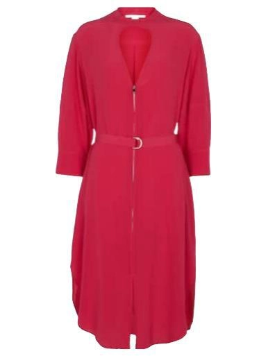 Stella McCartney Silk Midi Dress - Red