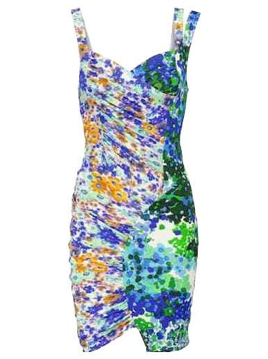 Stella McCartney Maeve Printed Mini Dress - Blue
