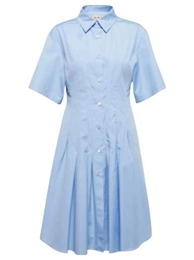 Marni Poplin Shirt Dress - Blue