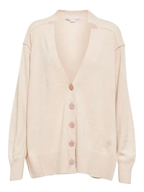 Stella McCartney Cashmere And Wool Cardigan - Nude