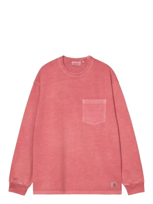 Carhartt Work In Progress Pocket Long-sleeve T-shirt - Colormarsala