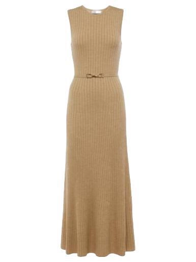 Gabriela Hearst Wool And Cashmere Midi Dress - Green