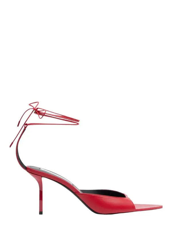 Victoria Beckham Eliza 75 Leather Sandals - Red