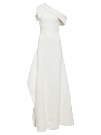 Maticevski Rigorous One-shoulder Gown - White
