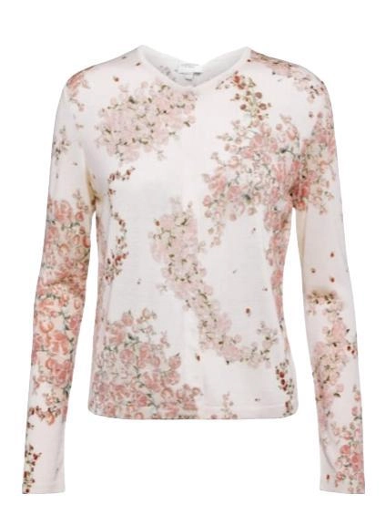 Giambattista Valli Floral Cashmere And Silk Cardigan - Nude